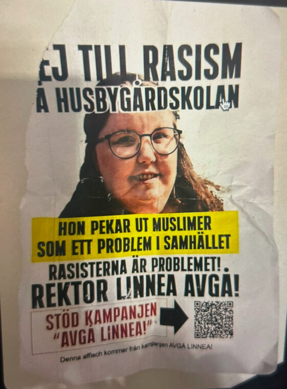 Drevet tilltar mot "Rektor Linnea" i Husby – anklagas för islamofobi ...